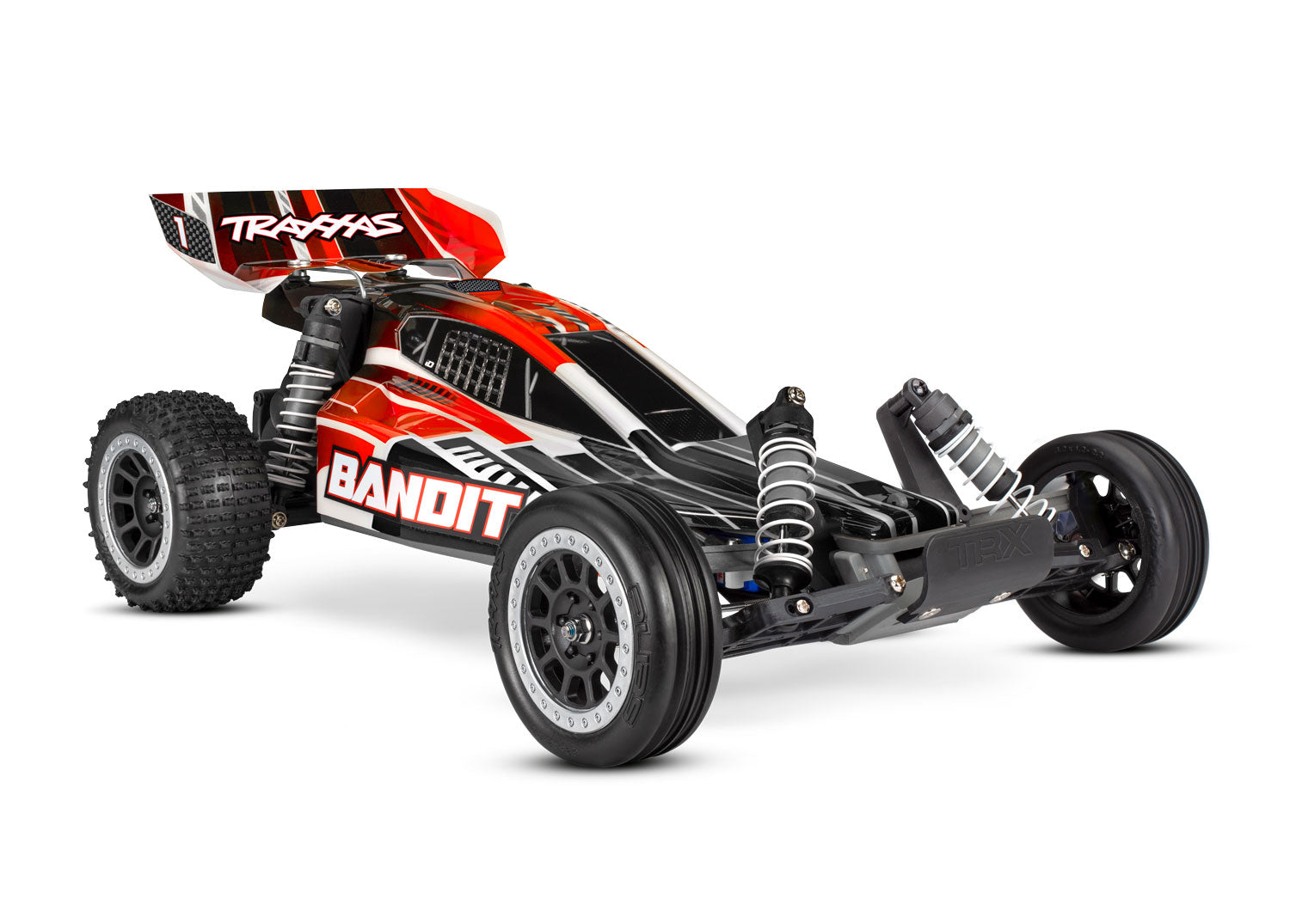 Reservedele til Traxxas Bandit fjernstyret bil hos RC Kongen