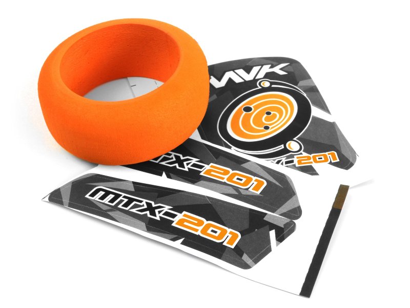 MTX-201 Transmitter Wheel Foam & Decals (Orange) – RC Kongen