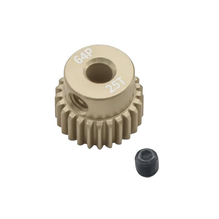 25T Motortandhjul - 64 pitch - Alu - 3 mm aksel – RC Kongen