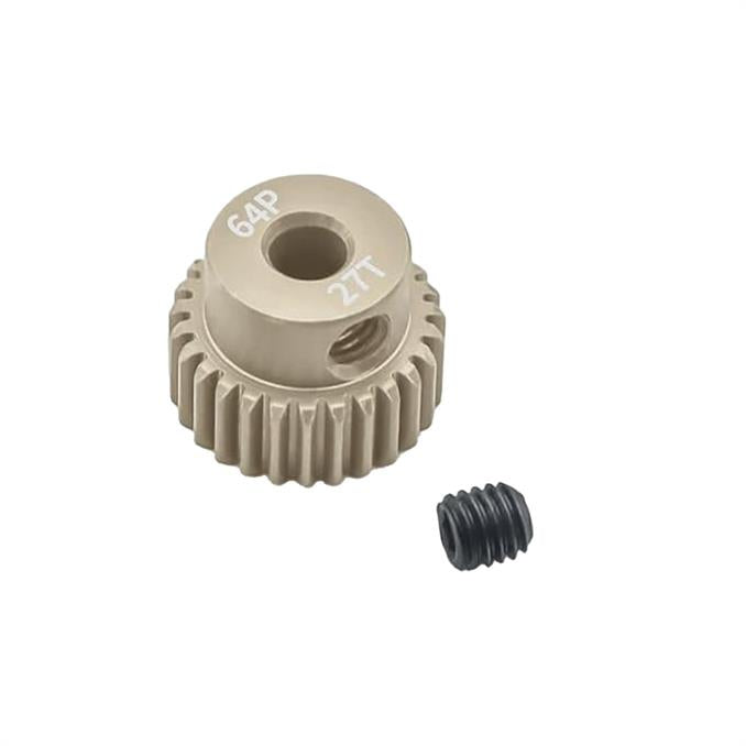 27T Motortandhjul - 64 pitch - Alu - 3 mm aksel – RC Kongen