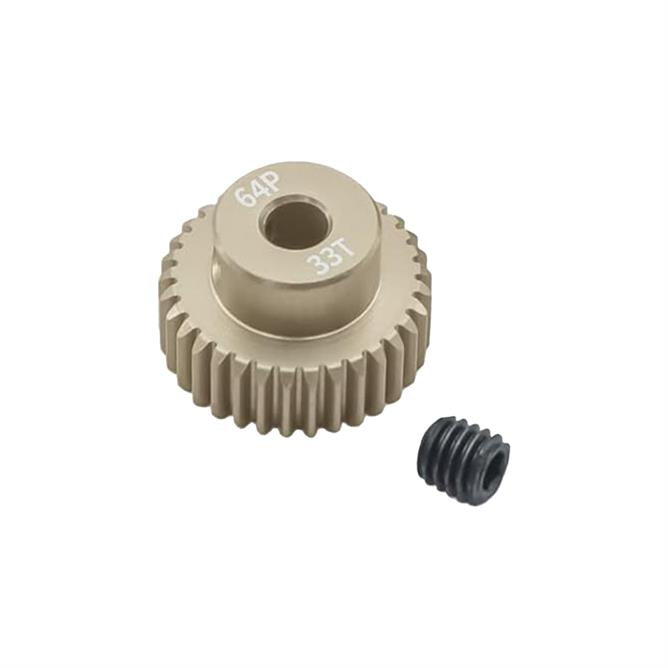 33T Motortandhjul - 64 pitch - Alu - 3 mm aksel – RC Kongen