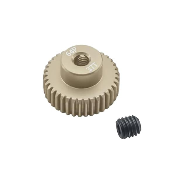 37T Motortandhjul - 64 pitch - Alu - 3 mm aksel – RC Kongen