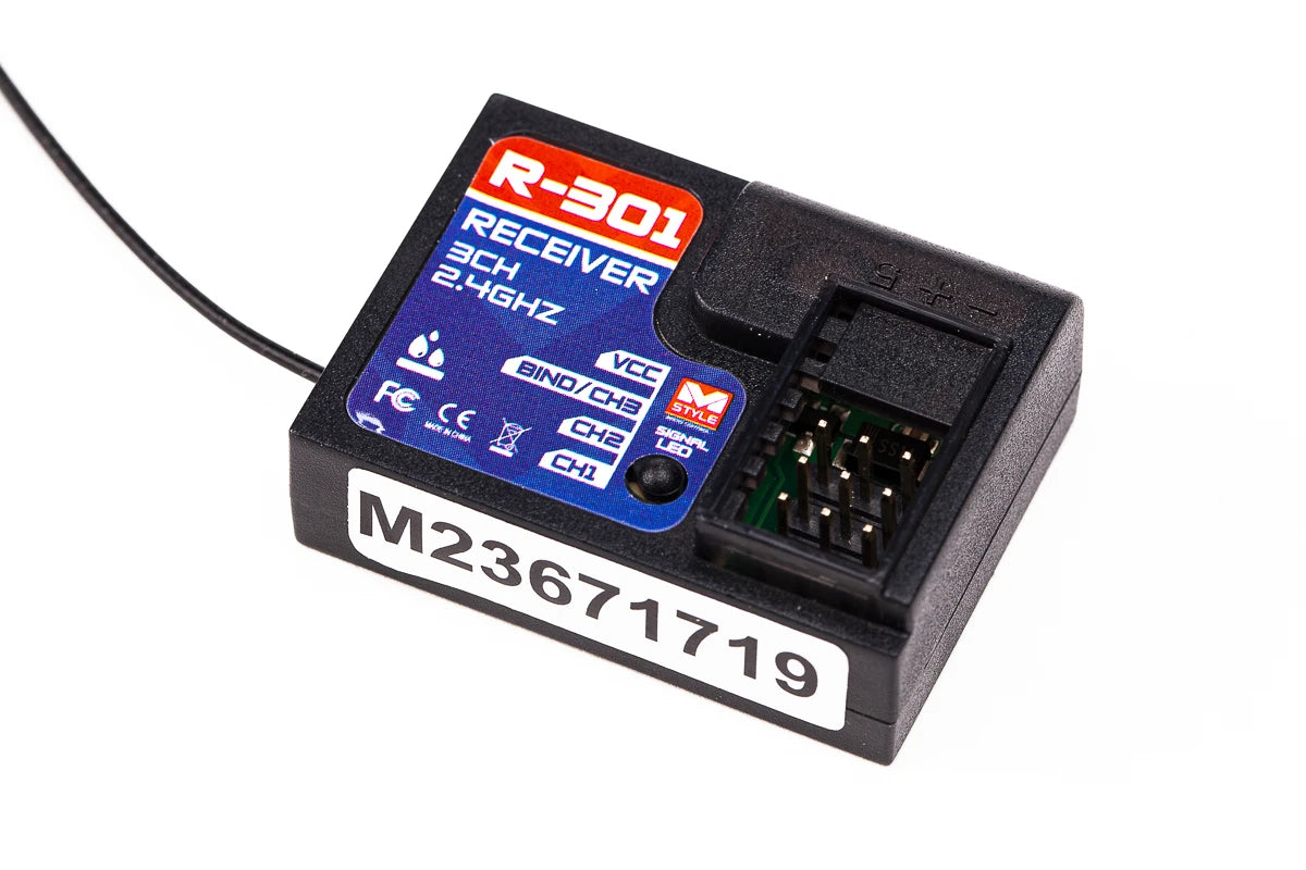 Receiver R-301 3Ch 2.4GHZ - Waterproff – RC Kongen