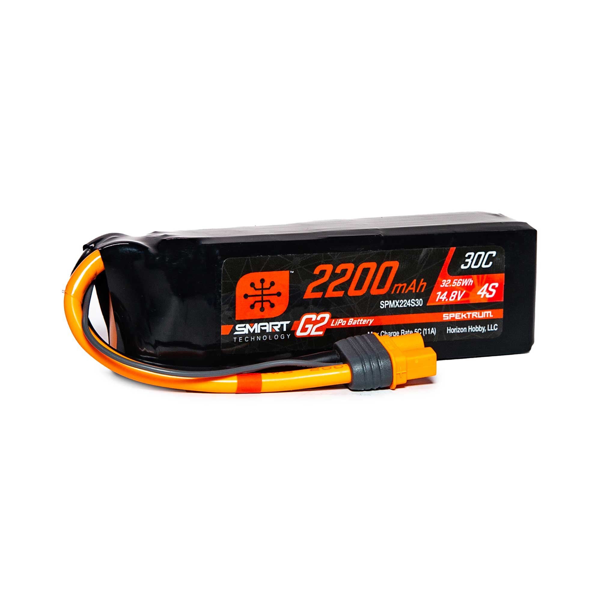 14.8V 2200mAh 4S 30C Smart G2 LiPo Battery: IC3 – RC Kongen
