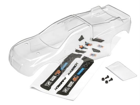 CLEAR TRUGGY BODY WITH DECALS (ION XT) – RC Kongen